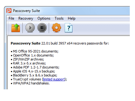 Passcovery - Software Sources - Software Sources